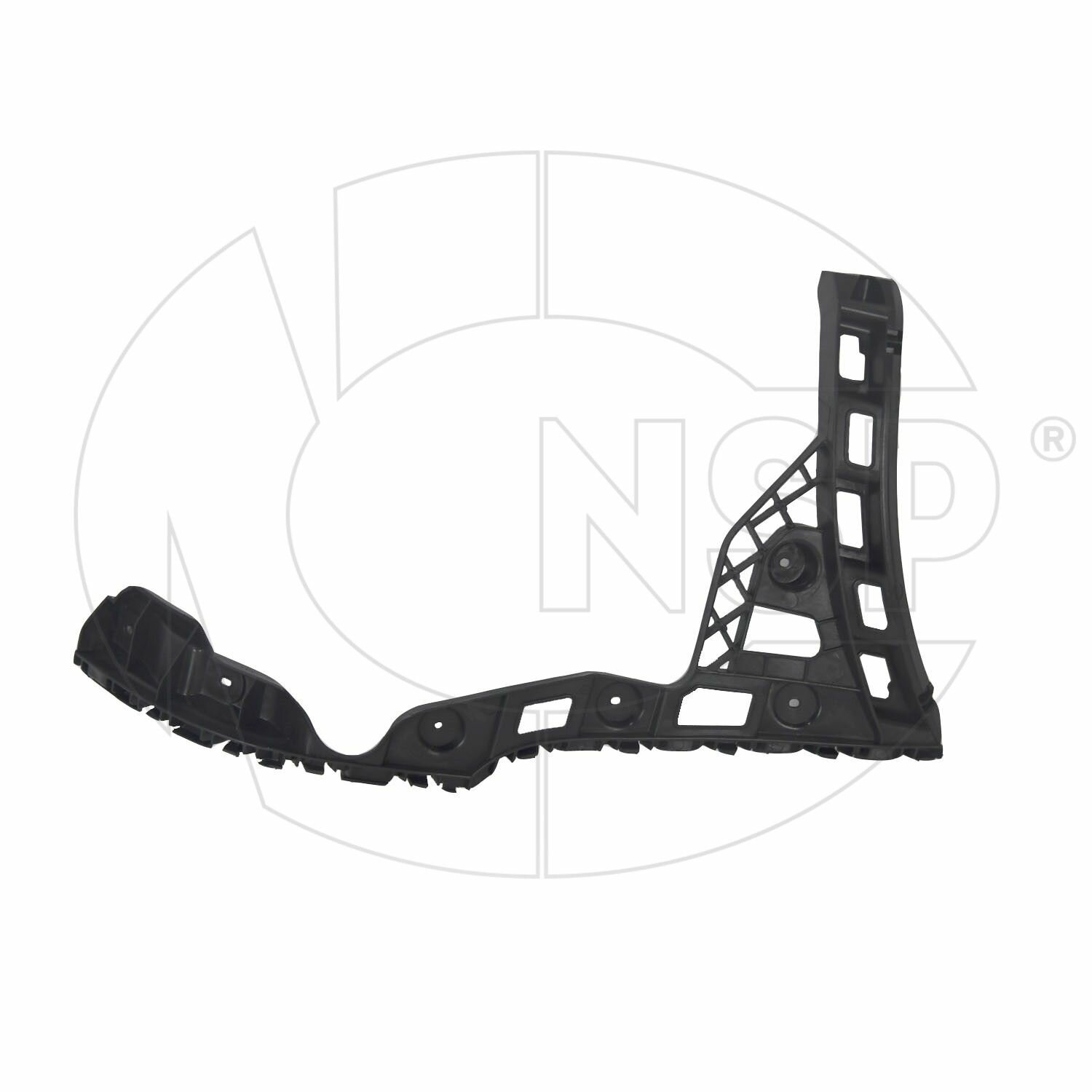 Кронштейн заднего бампера L VW Polo Sedan 2010- NSP NSP086RU807393B