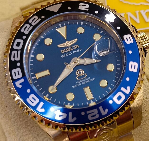 Наручные часы INVICTA Pro Diver, золотистый — фото 1