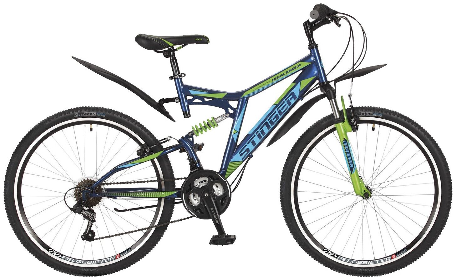 Горный (MTB) велосипед Stinger Highlander 100V 26 (2017) — купить в ...