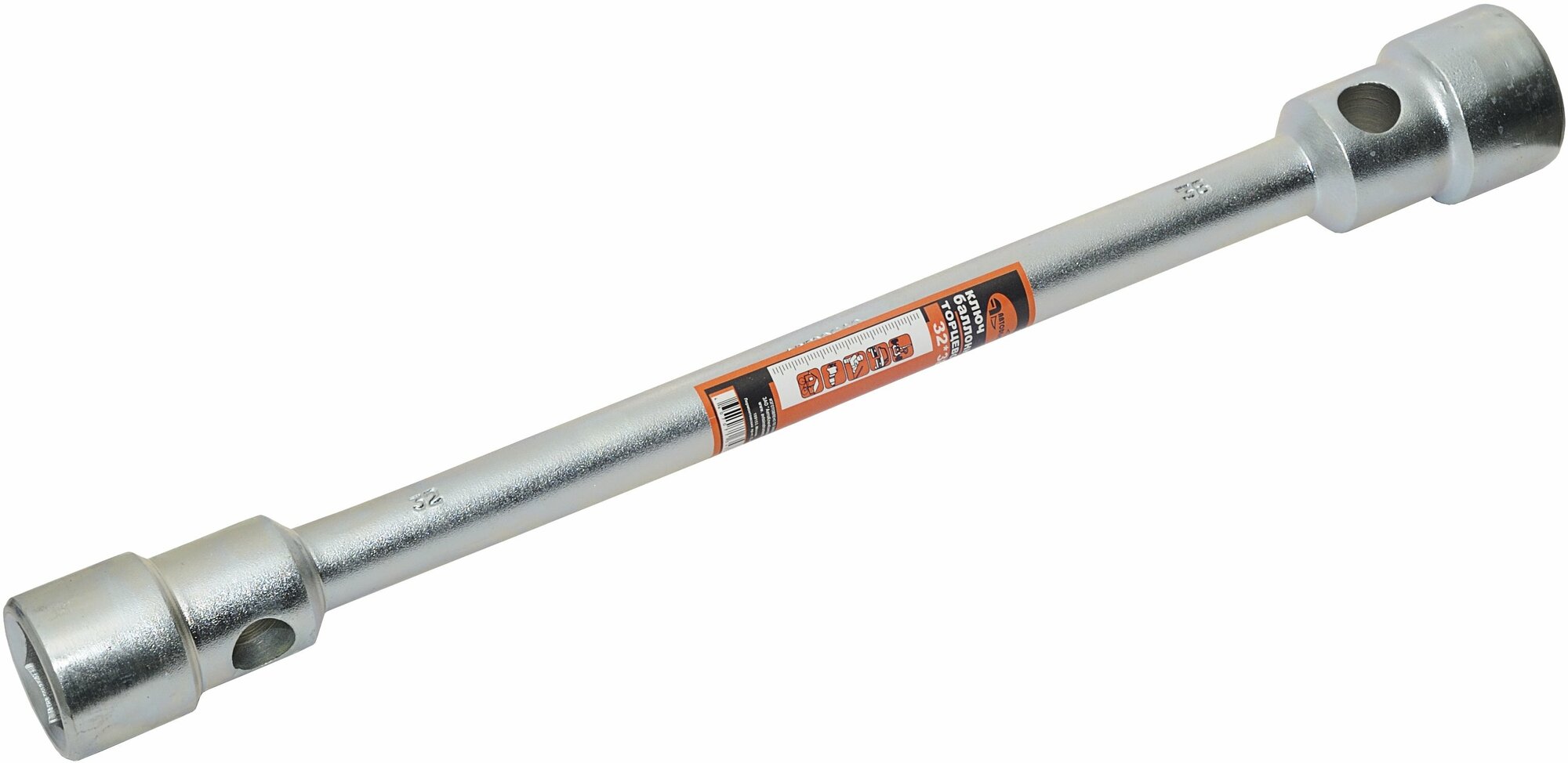 Ключ баллонный 32 х 38 L=500 мм прямой АвтоДело