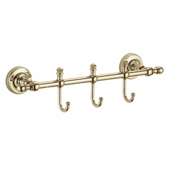 Планка 3 крючка для полотенец Ganzer GZ31073-E