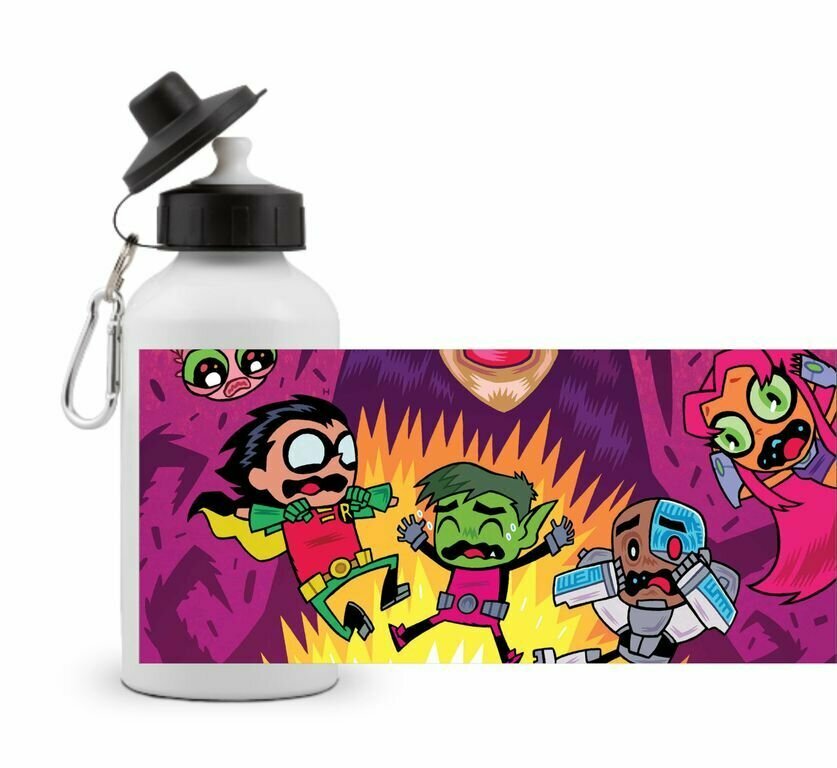 Спортивная бутылка Юные Титаны Вперёд, Teen Titans Go №18