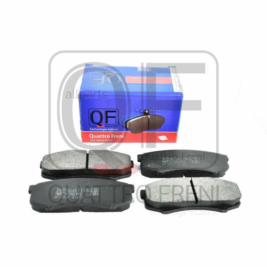 QUATTRO FRENI QF52700 колодки дисковые задние!\ Toyota Land Cruiser 100 4.7i 32V/4.2TD 98>