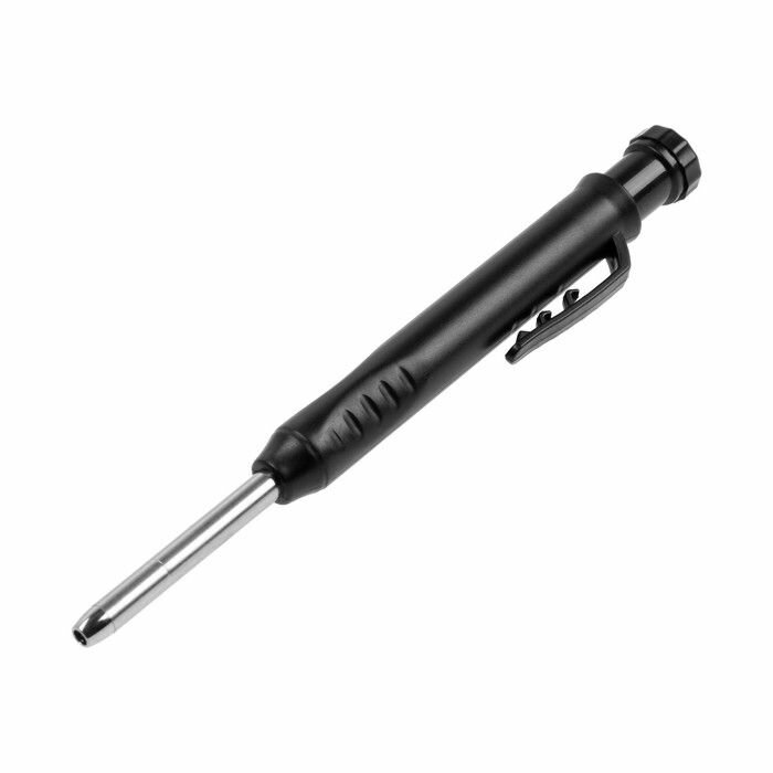 Карандаш механический Тундра с точилкой, черный, металл, пластик