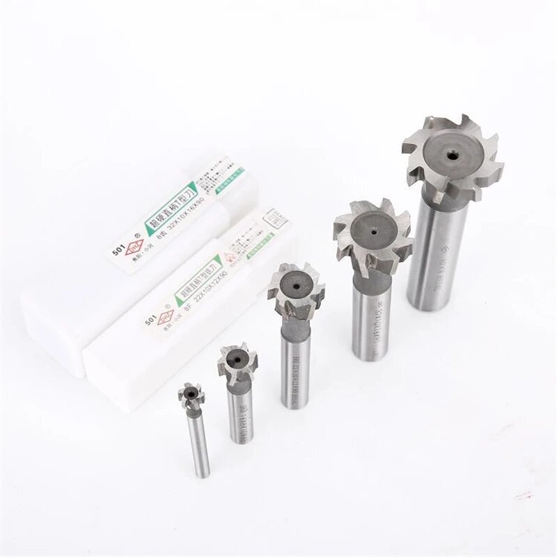 Фрезы DUOMASI T-Slot Milling Cutters из быстрорежущей стали 2pcs, 2.0mm, 10mm