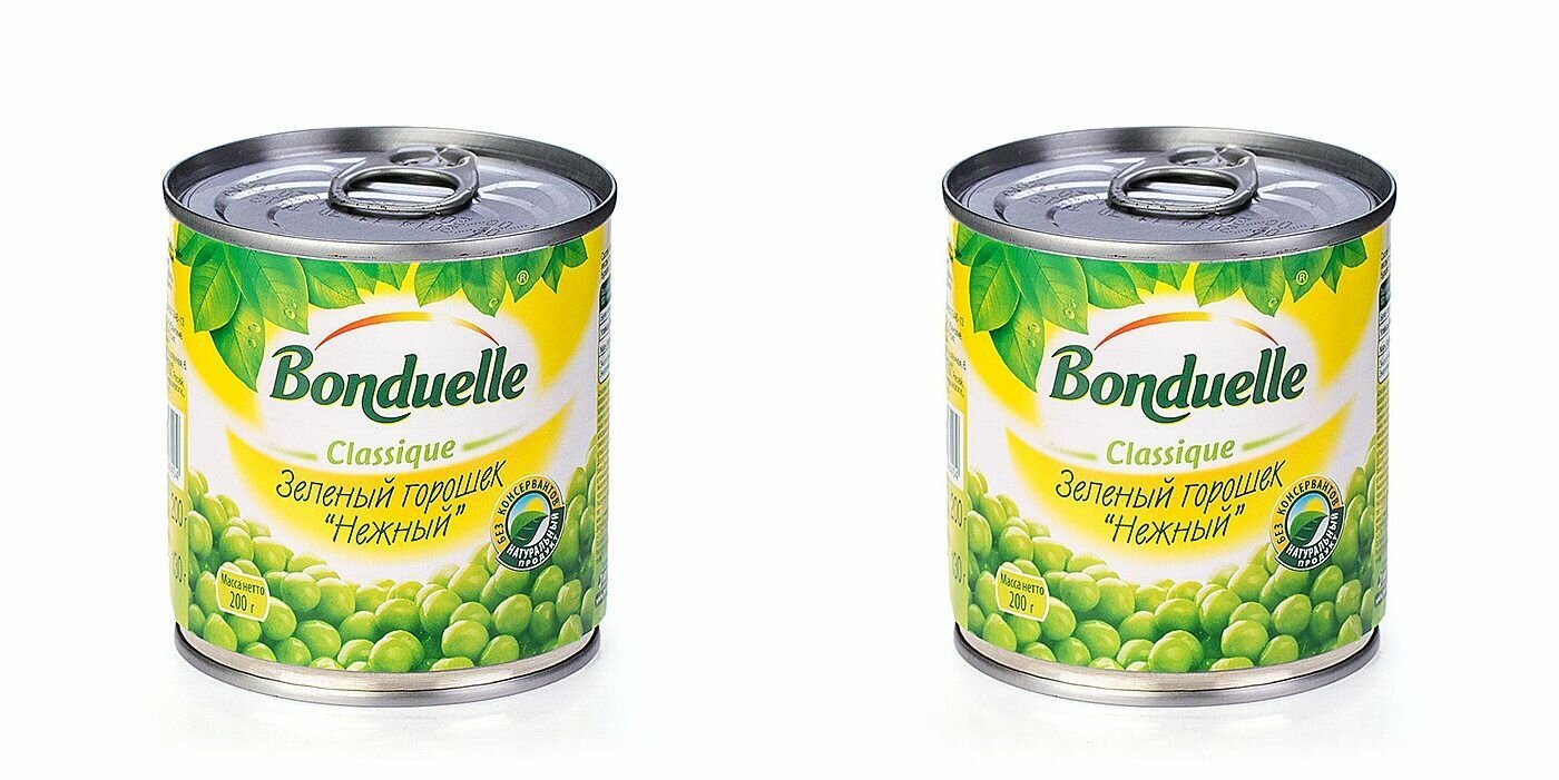 Bonduelle Горошек зеленый, 212 мл 2 шт