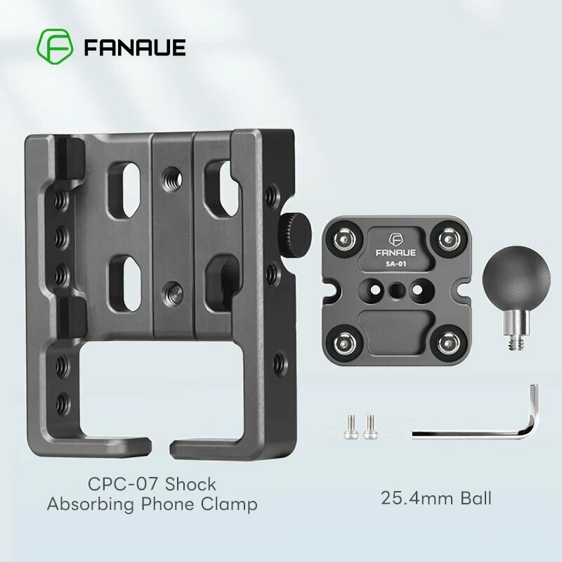 FANAUE CPC-07SA Shock Absorbing Phone Clamp 25.4mm Ball