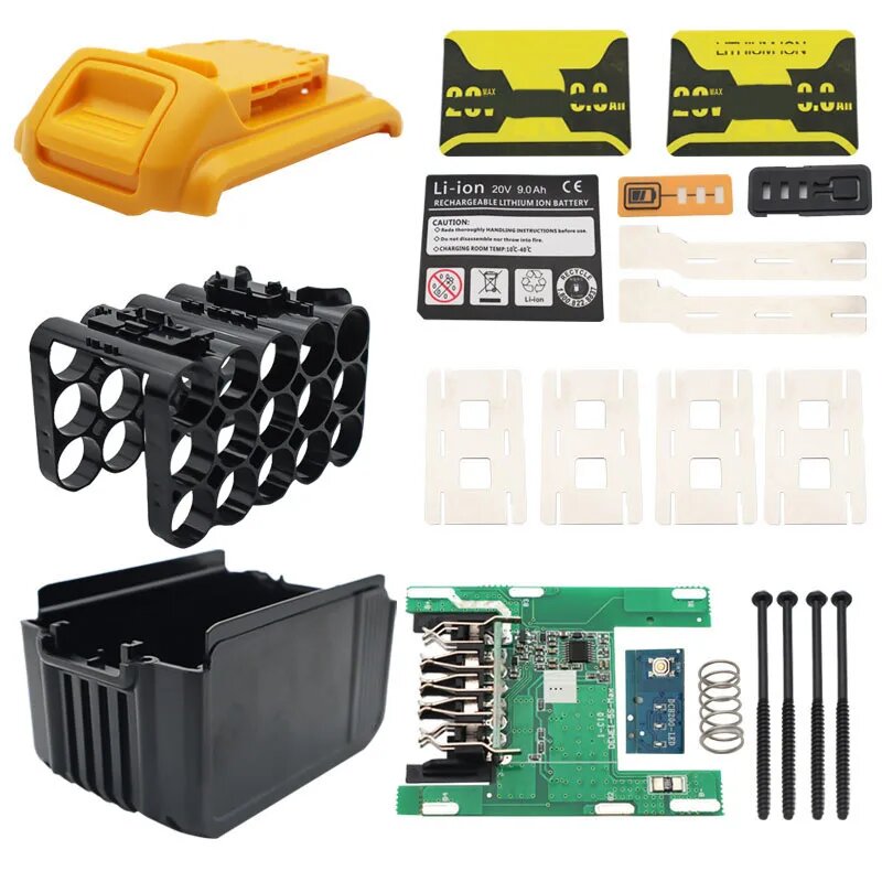 Пластиковый корпус для аккумулятора DeWalt 18В 20В Dawupine BOX and PCB