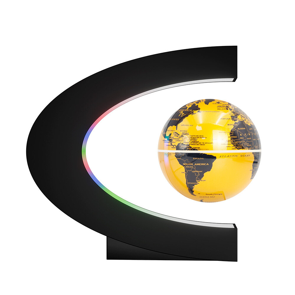 Магнитный Левитационный Глобус Черная Технология Декор для Дома Гостиная Настольный Орнамент Ремесло Креативный Бутик Подарок на День Рождения