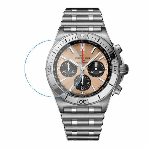 Скрин Мобайл защитный экран для часов Breitling AB0134101K1A1 из нано стекло 9H