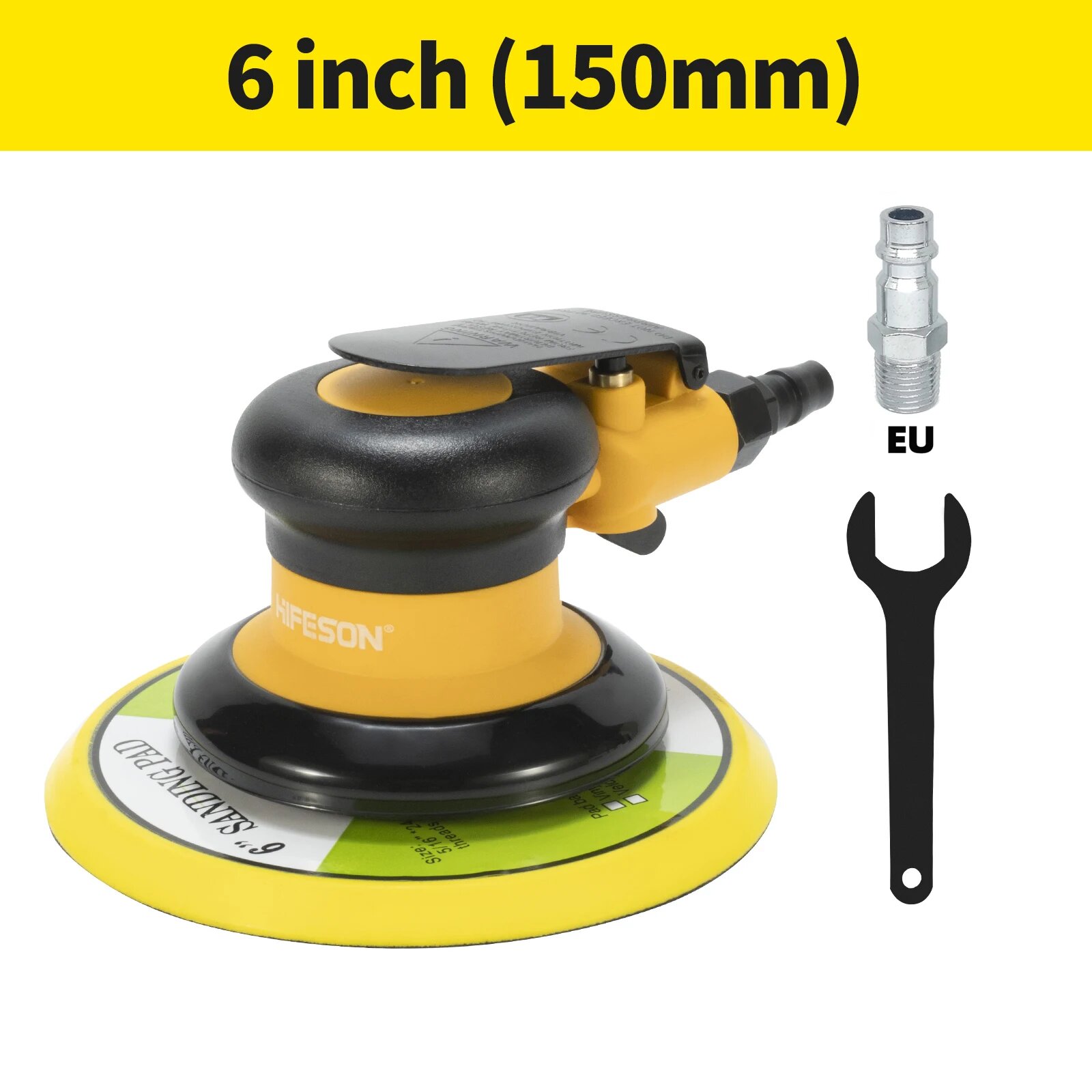 Пневматическая шлифовальная машина HIFESON 6 inch (150mm)