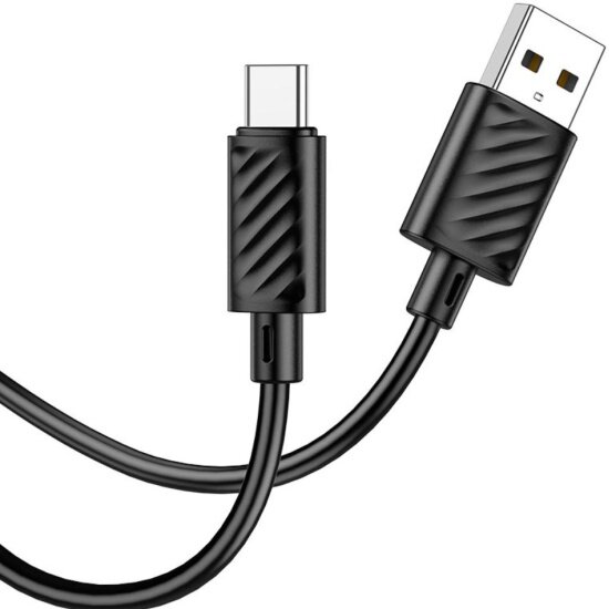 Кабель Hoco X88 Gratified X88 GRATIFIED USB-A - USB-C, 1 м, черный