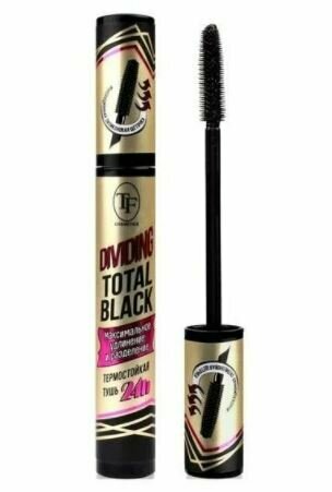 TF Cosmetics Тушь для ресниц Dividing Total Black, 01 черный