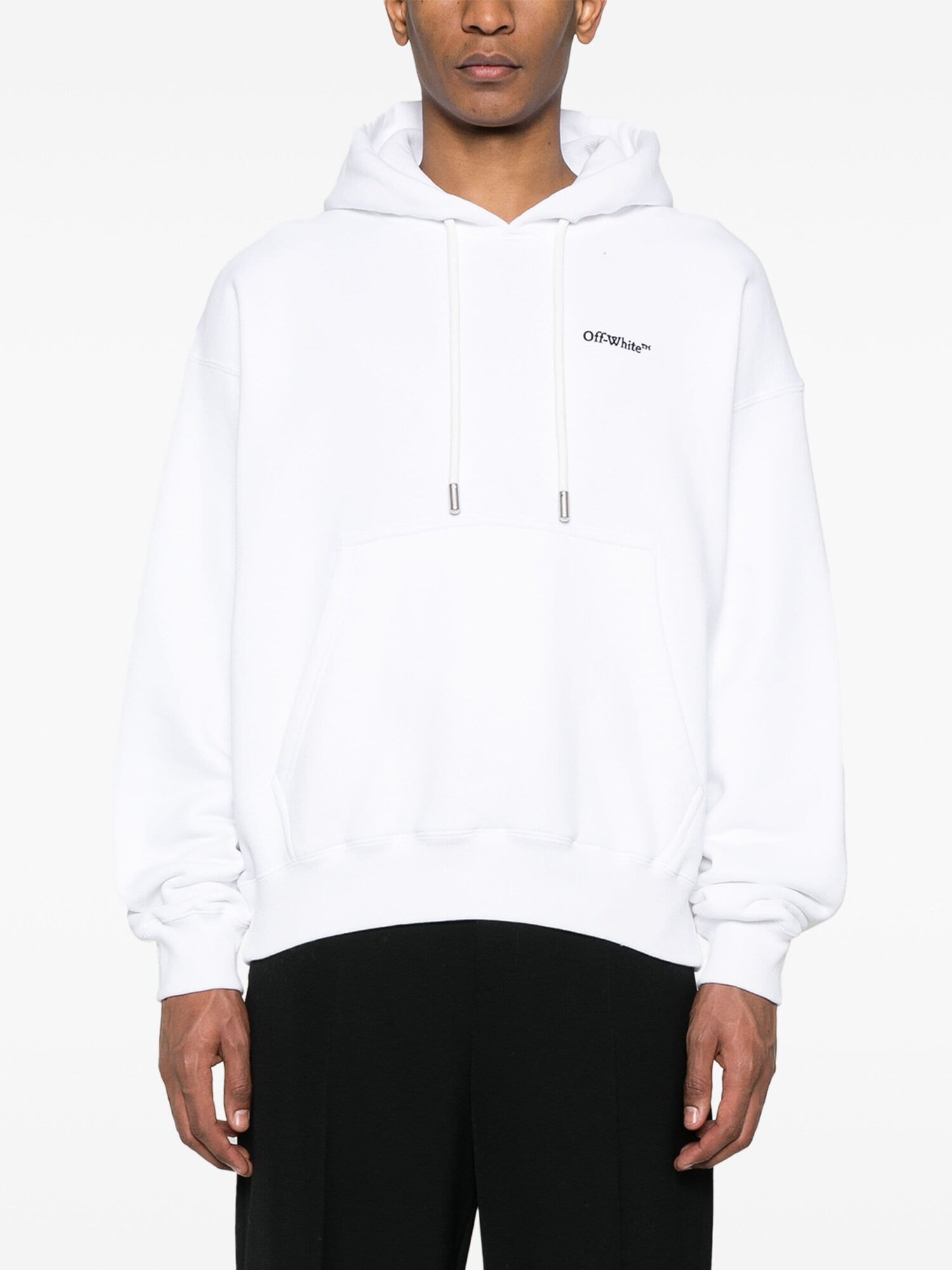 Худи Off-White Arrows, размер 44, , бежевый/белый — фото 1