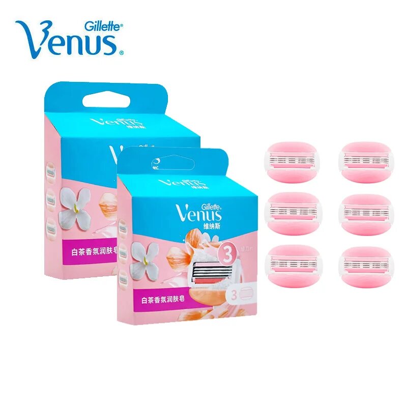 Сменные лезвия Gillette Venus для всех ручек