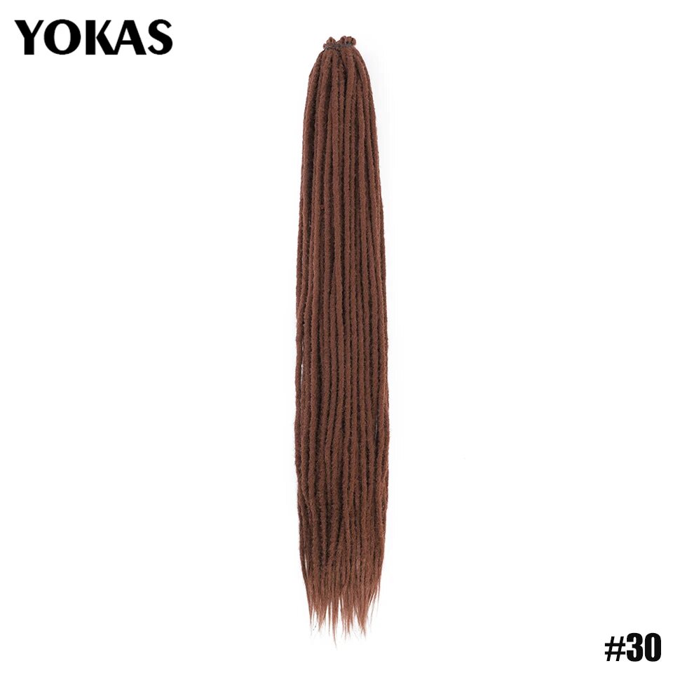 YOKAS дреды синтетические, 24 дюйма, #30, 20 шт.