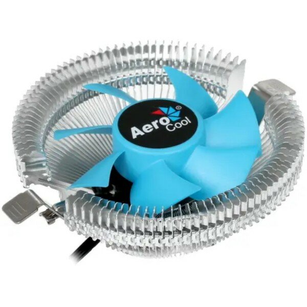 Кулер Aerocool Verkho A-3P . до 90W. PWM 4pin. 1200-2500 PRM. LGA 1150/1151/1155/1156/775. 103x103x45mm. 8cm fan