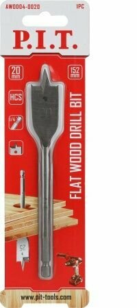 Сверло по дереву перовое P.I.T. 20x152мм(AWOD04-0020)