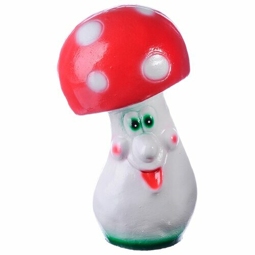 Фигура садовая Большой мухомор с глазами 32х17см/М-Д