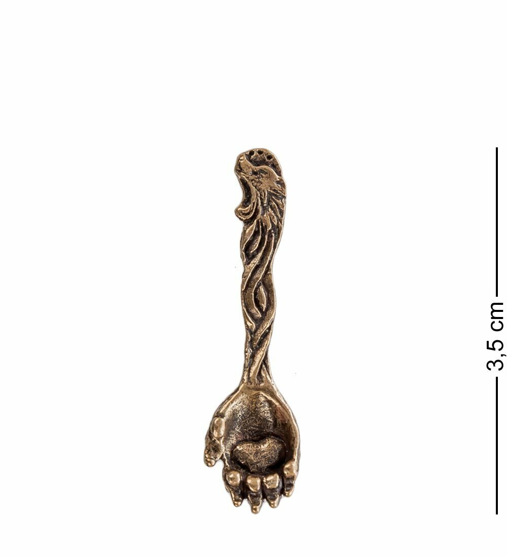 Ложка-загребушка Медвежья лапа (латунь) A2025264