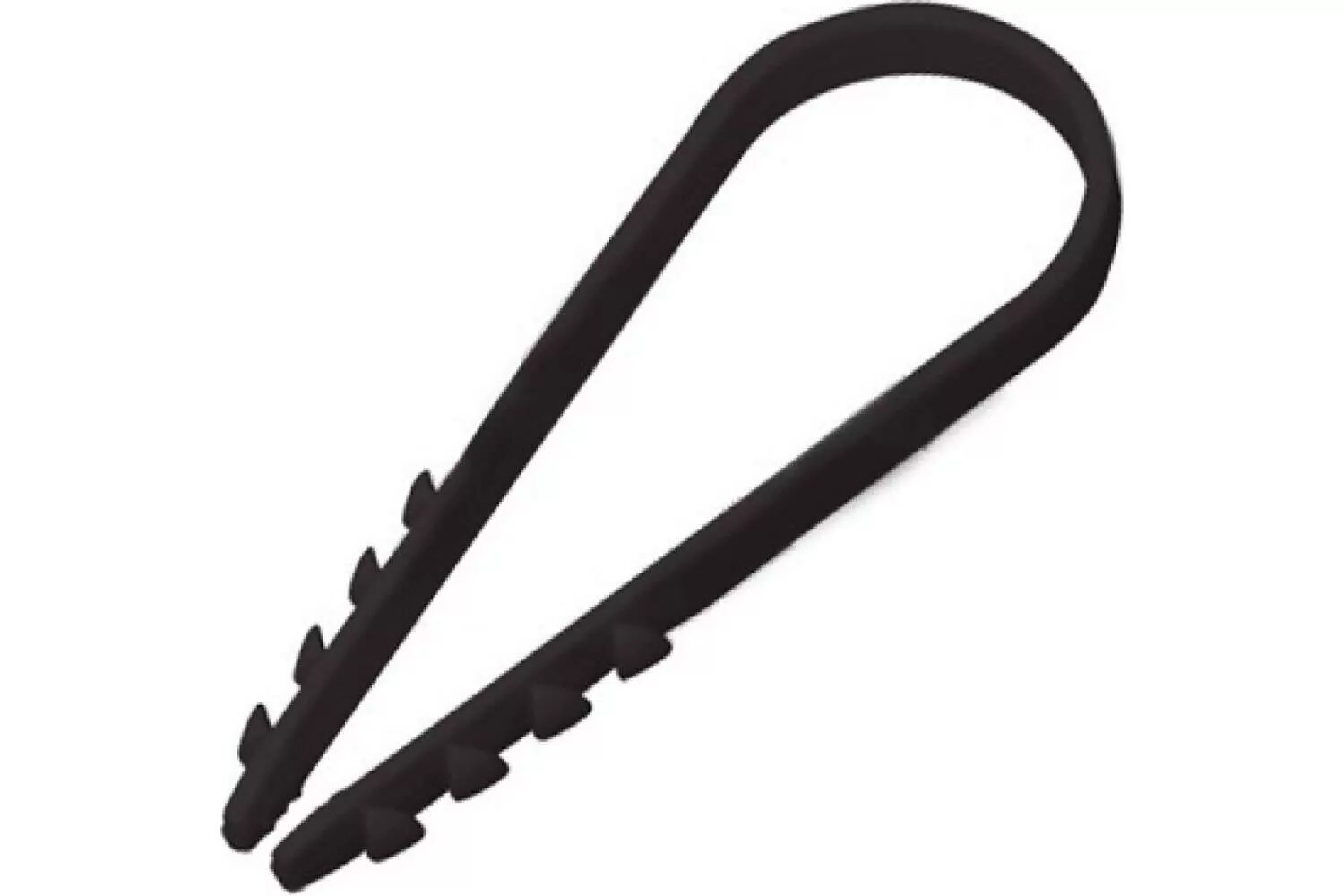 Дюбель-хомут МастерБолтиков, нейлон, для крепления кабеля, 5-10 , черный, 50шт