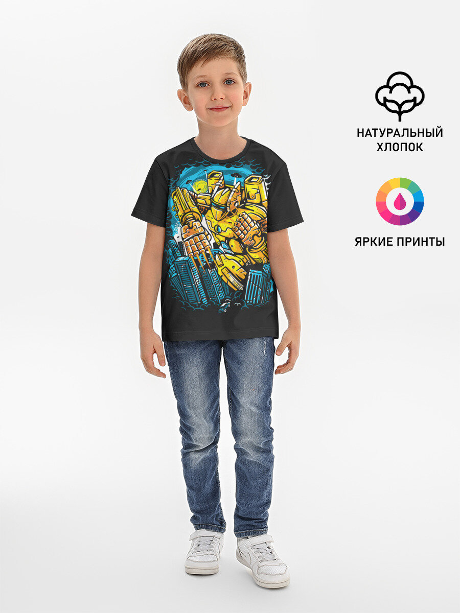 Футболка хлопковая детская Трансформеры