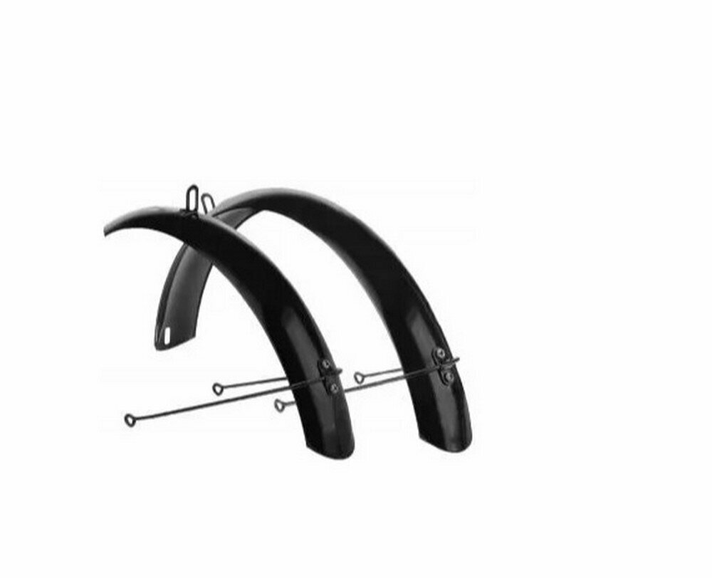 Крылья для велосипеда HN28 28" сталь черные (комплект)