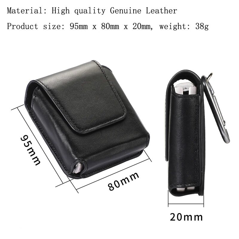 Для Samsung Galaxy Z Flip 7 6 5 4 3 5G Защитный чехол Motorola Razr 60 50/50 Ultra Чехол Сумка Карманный чехол из натуральной кожи