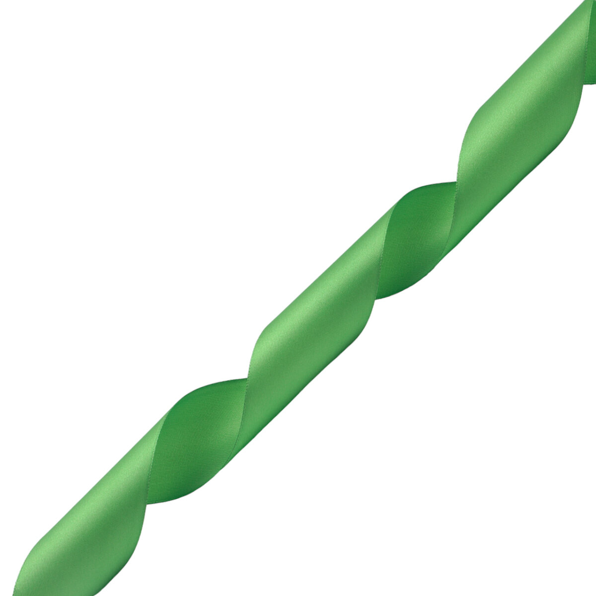 Лента атласная декоративная широкая Айрис, 5см*22,86м (106 травяной)