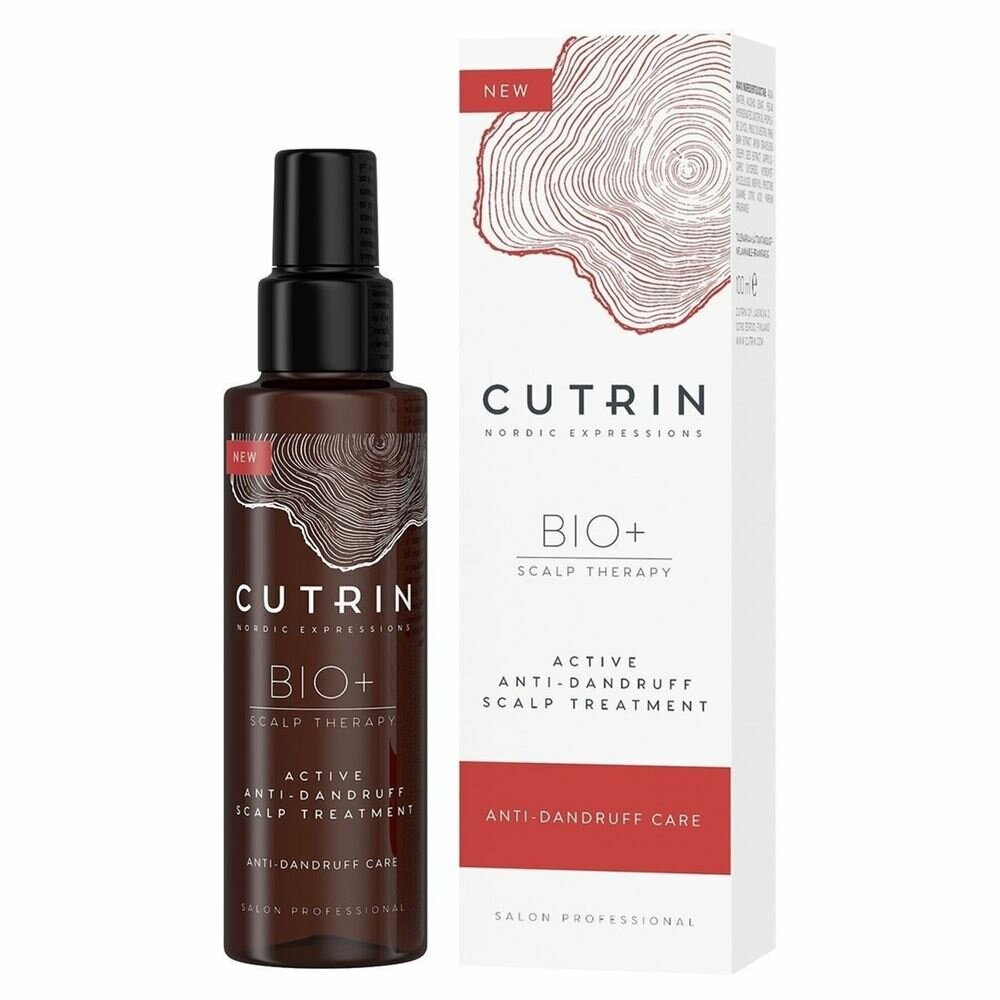 Сыворотка Cutrin Bio+ Bio+ Scalp Therapy Active Anti-Dandruff Scalp Treatment, Сыворотка против перхоти, 100 мл