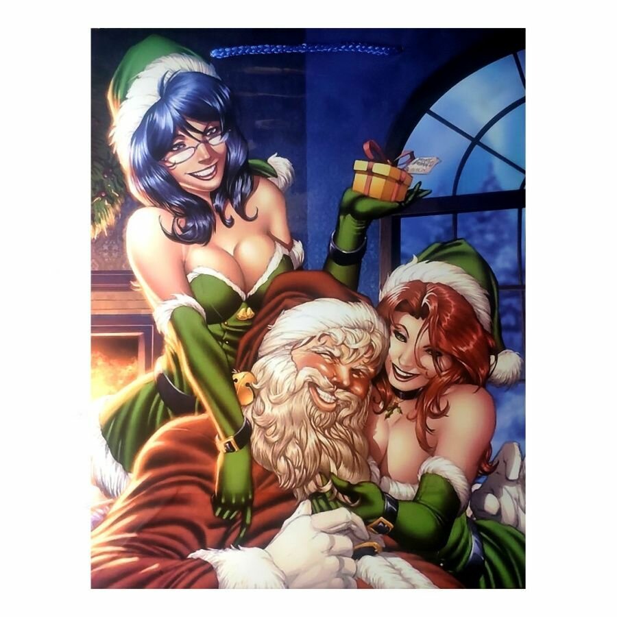 Nail Art Пакет подарочный бумажный ламинированный BL-M-323-XL, 32 x 40 см