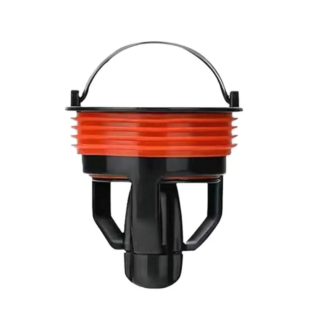 Черный пластиковый слив в пол