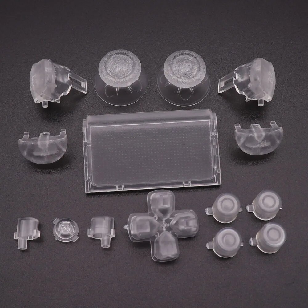 Набор кнопок для Sony Dualshock 4 Pro Slim TingDong O-Clear