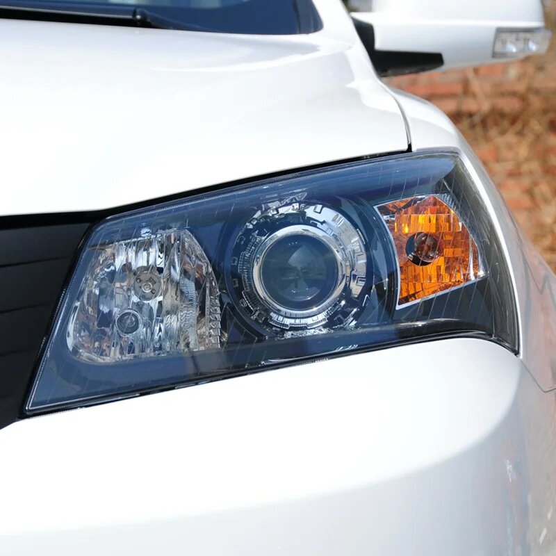 DECHO для Geely Emgrand EC7 RV Хэтчбек 2009 2010 2011 2012 передний бампер передняя фара в сборе головная лампа в сборе left Sedan black