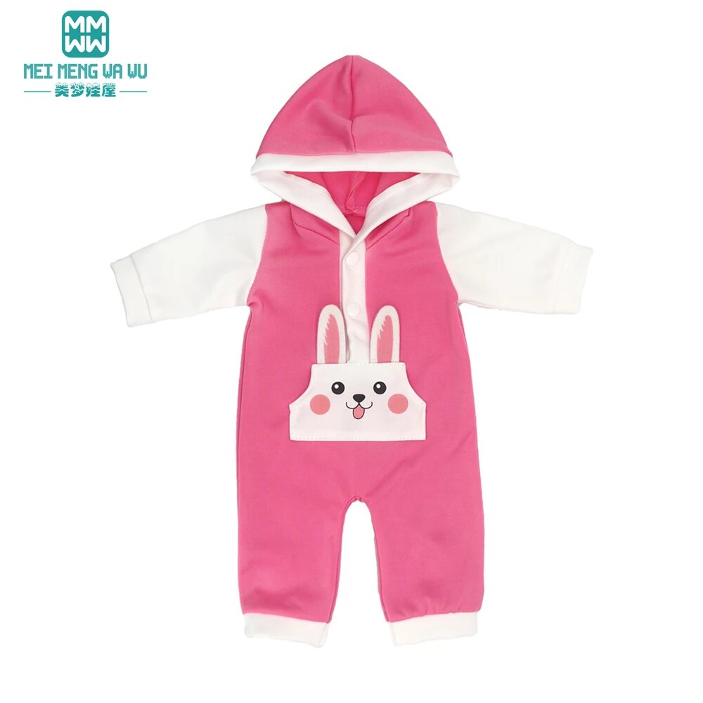 Розовый комбинезон для куклы 43 см, M--632-C