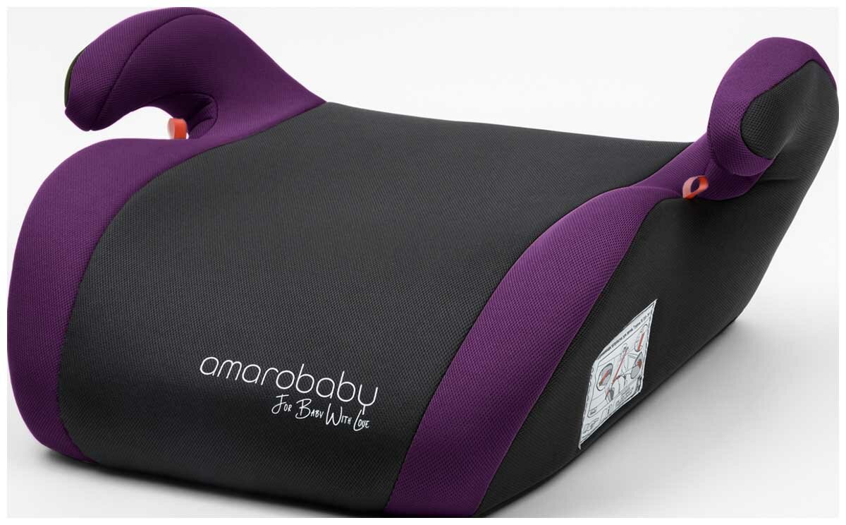 Бустер Amarobaby Enjoy, группа III, фиолетовый/черный (AB222007EFiCh/2209)