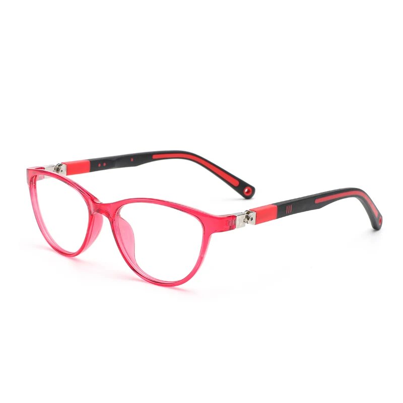 Seesooo детские очки для близорукости синие C6 Pink Red, Розовый, Myopia -3.00