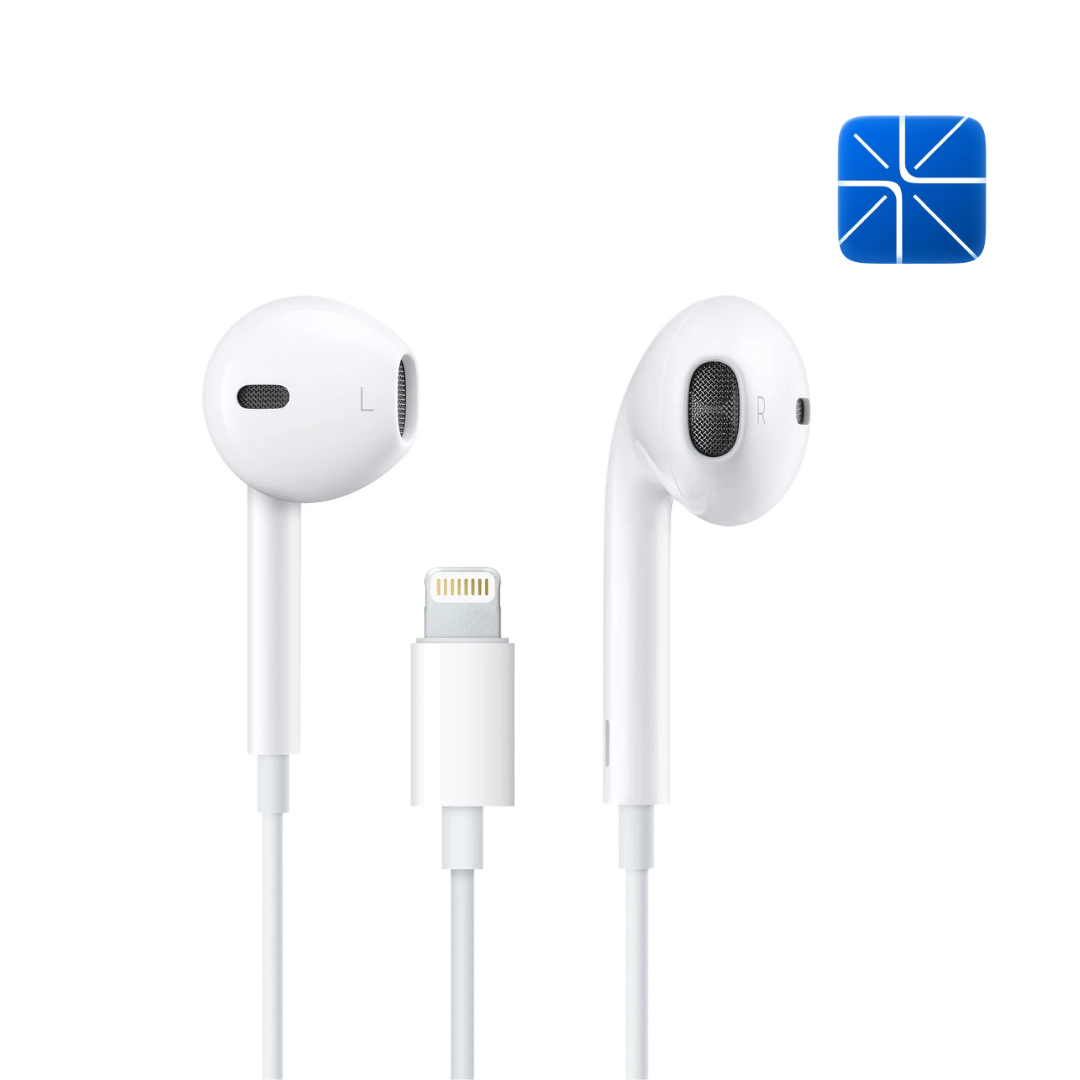 Наушники Apple EarPods Lightning для iPhone, оригинальные, белые