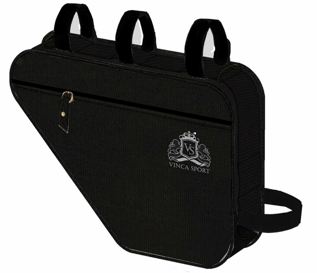 Бардачок под раму, треугольник, Vintage, 280х220х60мм, черный