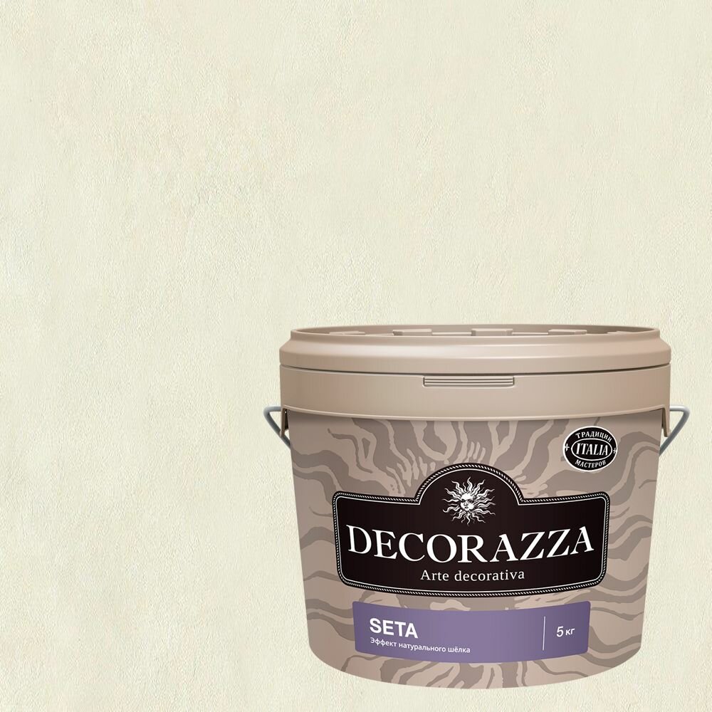 Декоративная штукатурка с эффектом натурального шелка Decorazza Seta (5кг) ST 11-85