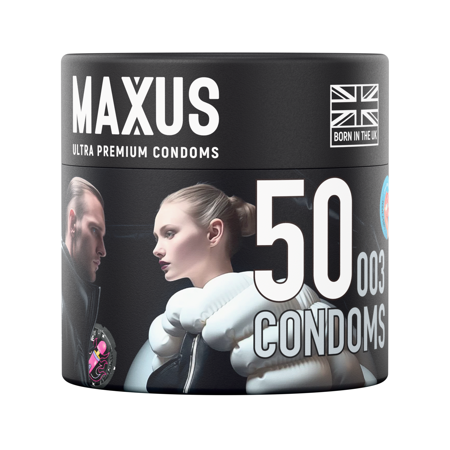 Презервативы Maxus 003, экстремально тонкие, силиконовая смазка, 50 штук