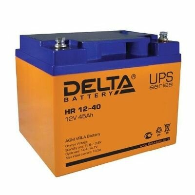 Аккумулятор свинцово-кислотный Delta HR 12-40