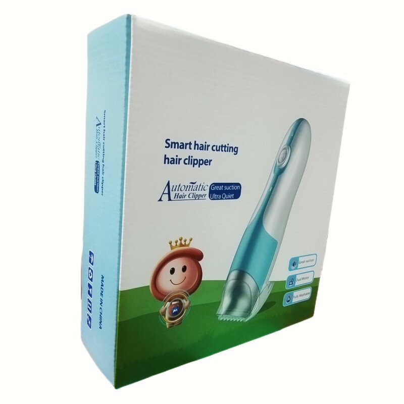 Машинка для стрижки волос Miledi Baby MK-963, с отсосом, USB, перезаряжаемая, для детей