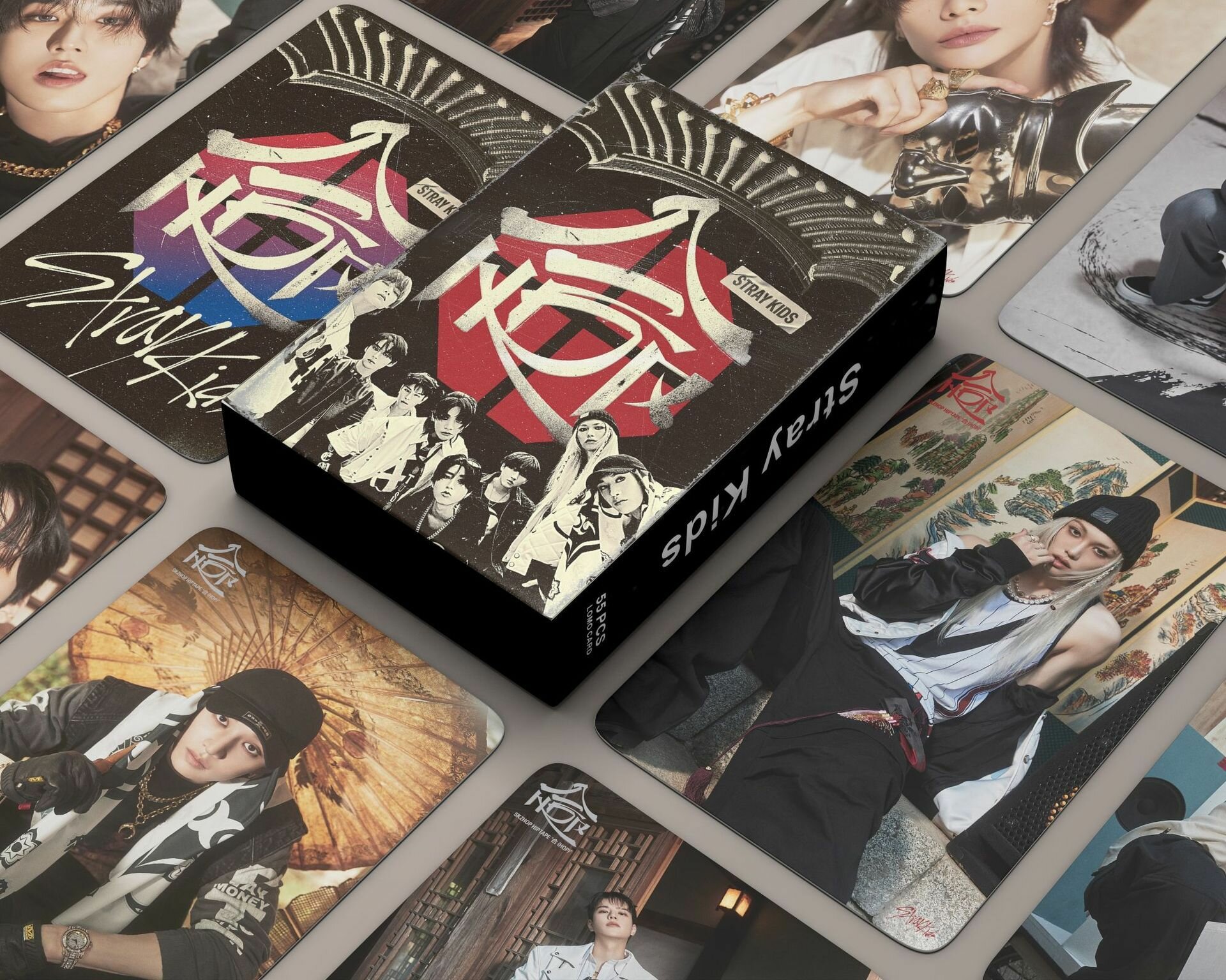 StrayKids Визитная карточка, листов: 55 визитные карточки 55 листов набор визиток 55 шт