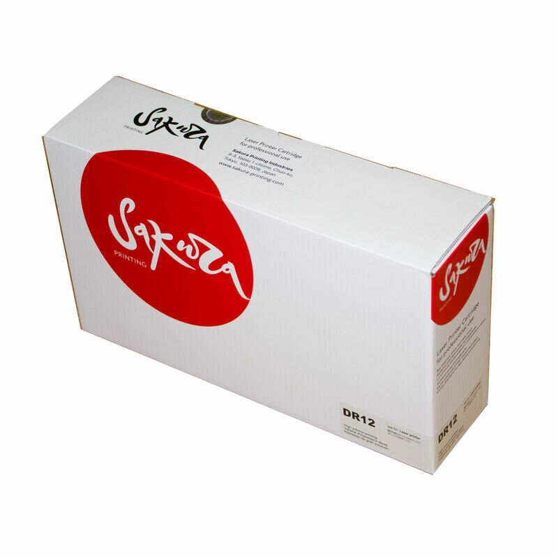 Блок фотобарабана SAKURA DR-12 черный для Brother HL-L2371DN, DCP-L2551DN, MFC-L2751DW (12К) (SADR12)