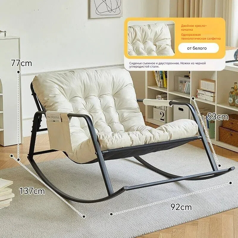 Кресло-качалка для двоих. Ленивое, интернет-популярное, превосходно вписывается в интерьер спальни, балкона и гостиной