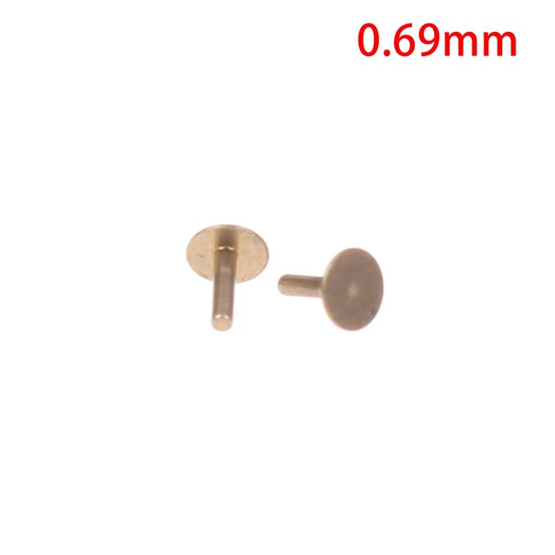 2 шт. 0,64/0,69/0,74/0,79/0,94 мм, запасные части для штока, аксессуары, медный циферблат для часов, ножки, ремонт механизма часов, замена часов