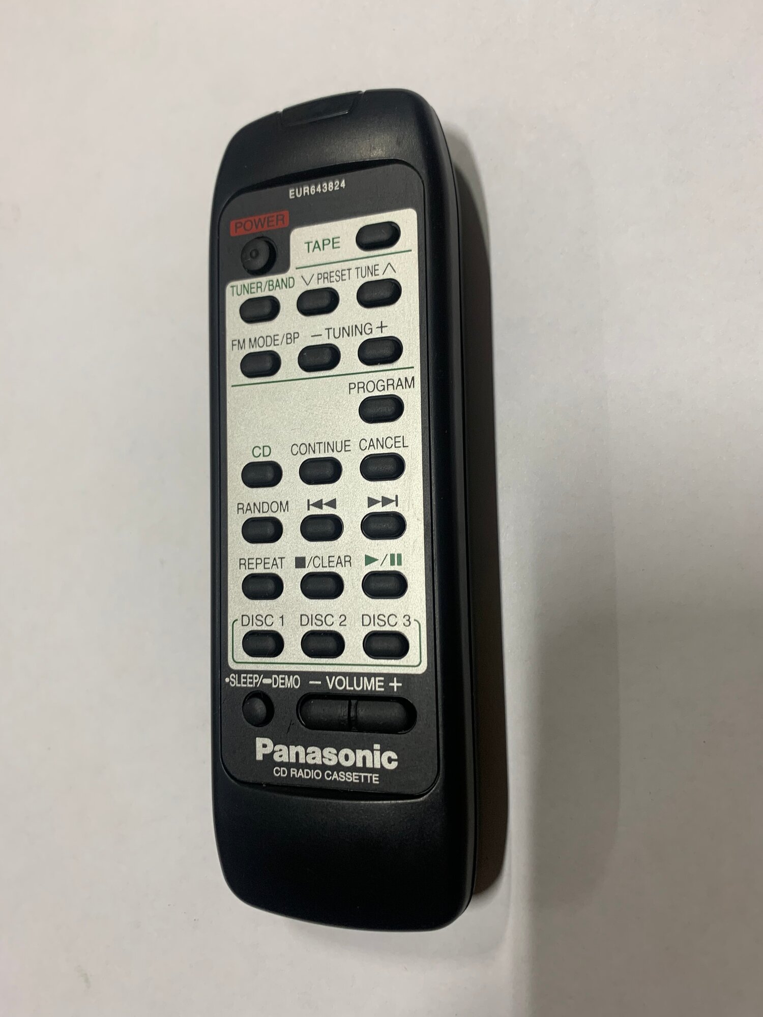 Пульт Panasonic EUR643824, оригинальный, для устройств Panasonic