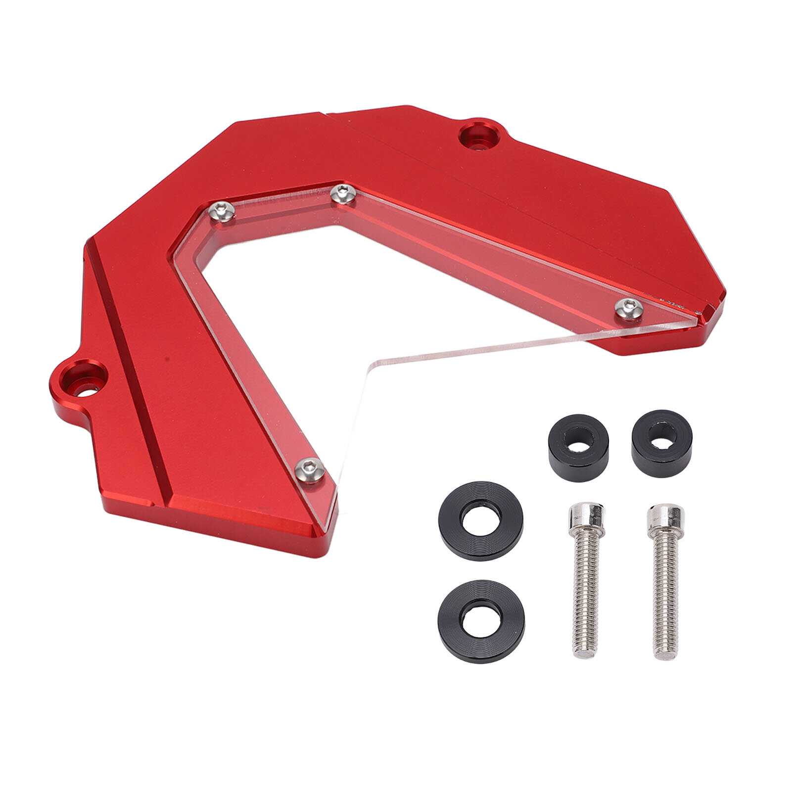 Защита цепи передней звезды CNC для MT-09/FZ09 2013-2017, красная