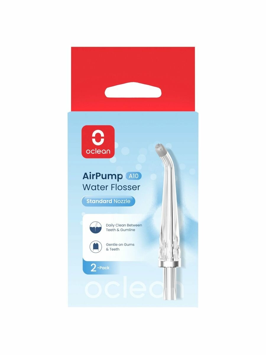 Комплект насадок для Ирригатора Oclean N20 (2 шт), стандартные
